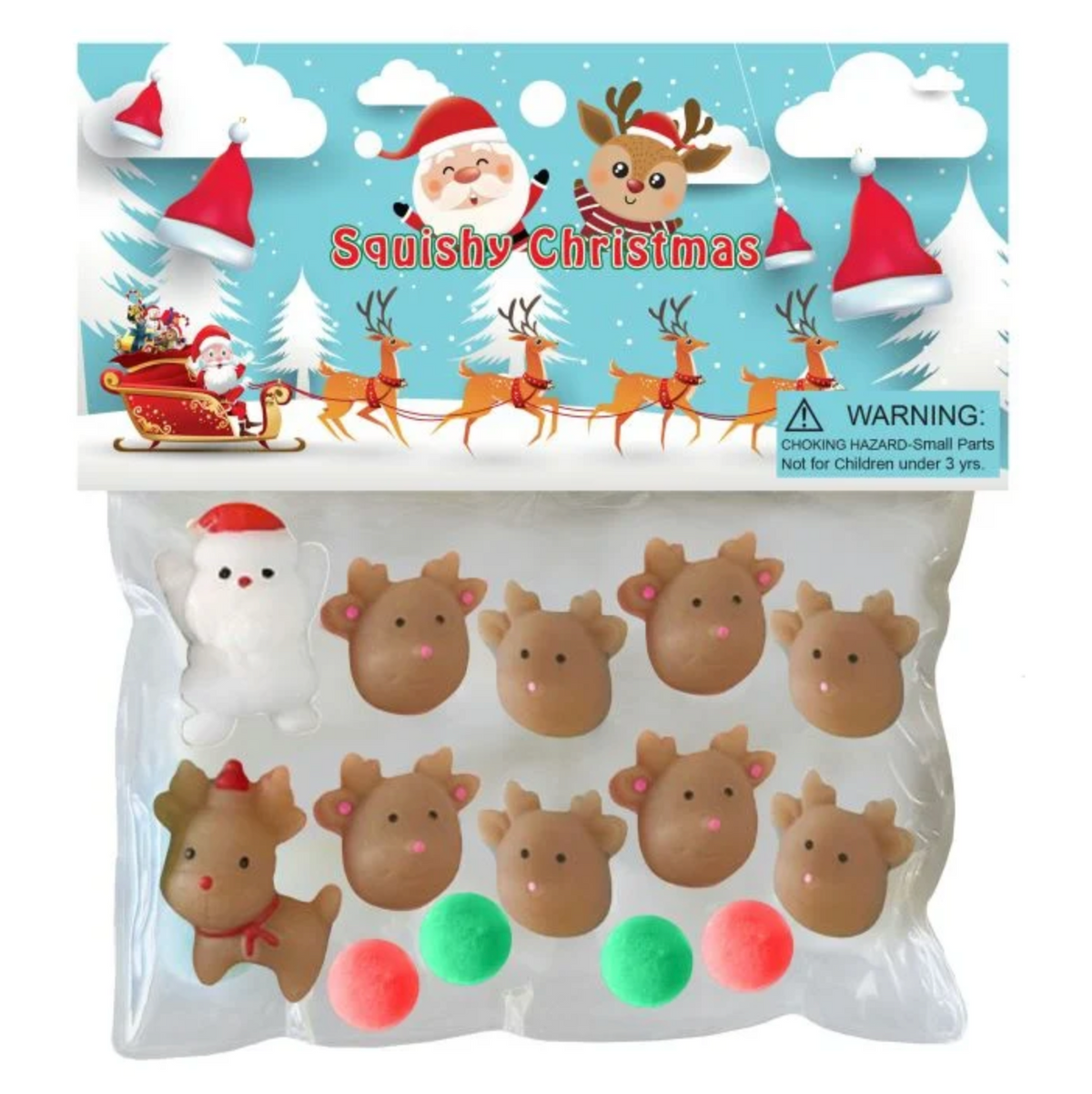 Squishy Santa/Reindeer — Child's Play Toys Store