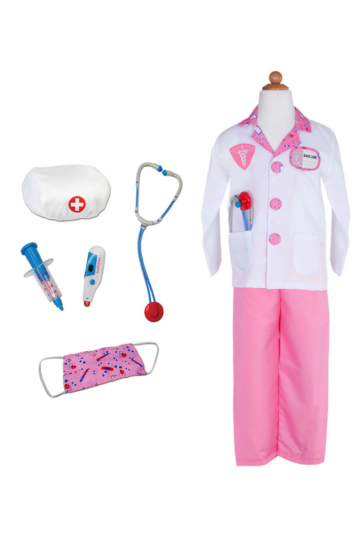 Doctor Costume Pink — Child's Play Toys Store
