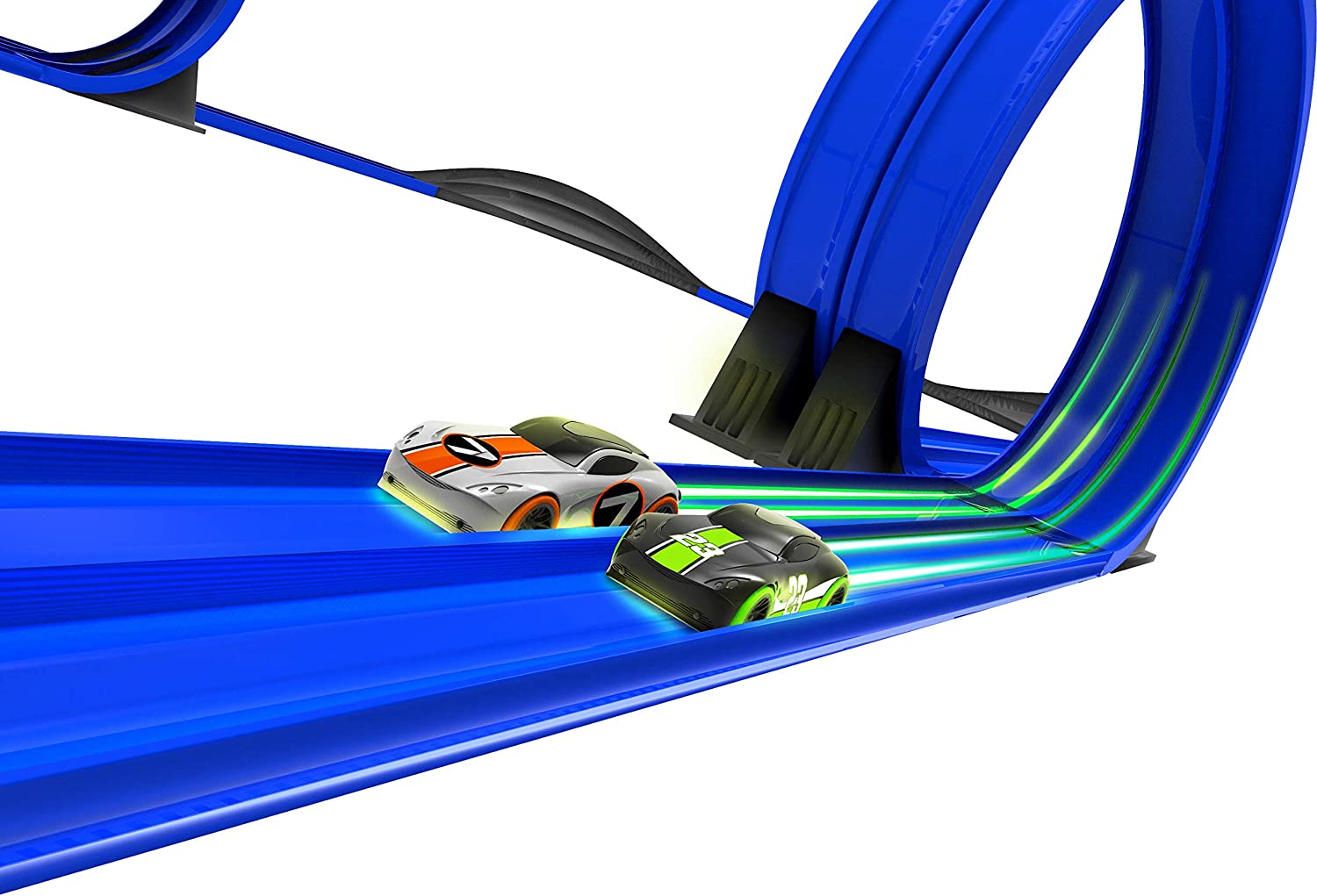 Tracer Racer RC Super Looper Speedway Glow In The Dark Race Set — Child ...
