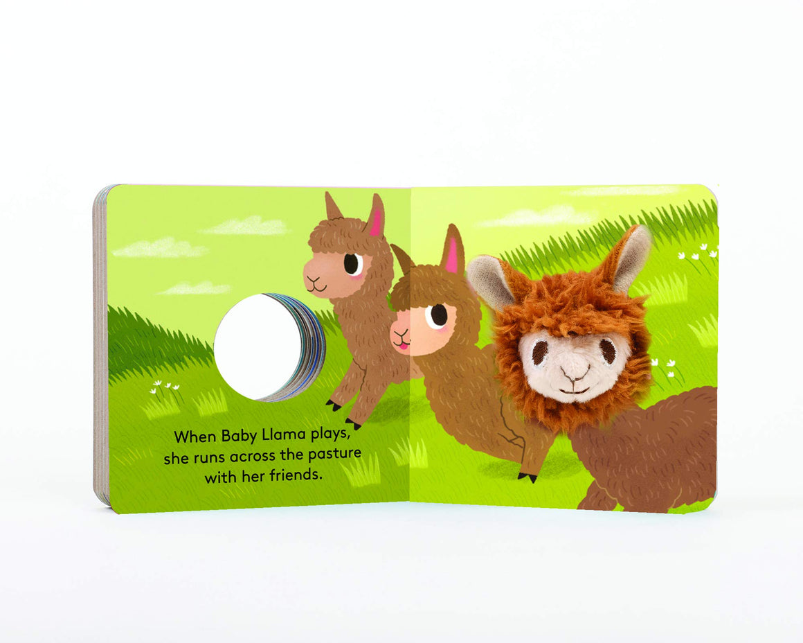 Baby Llama Finger Puppet Book — Child's Play Toys Store